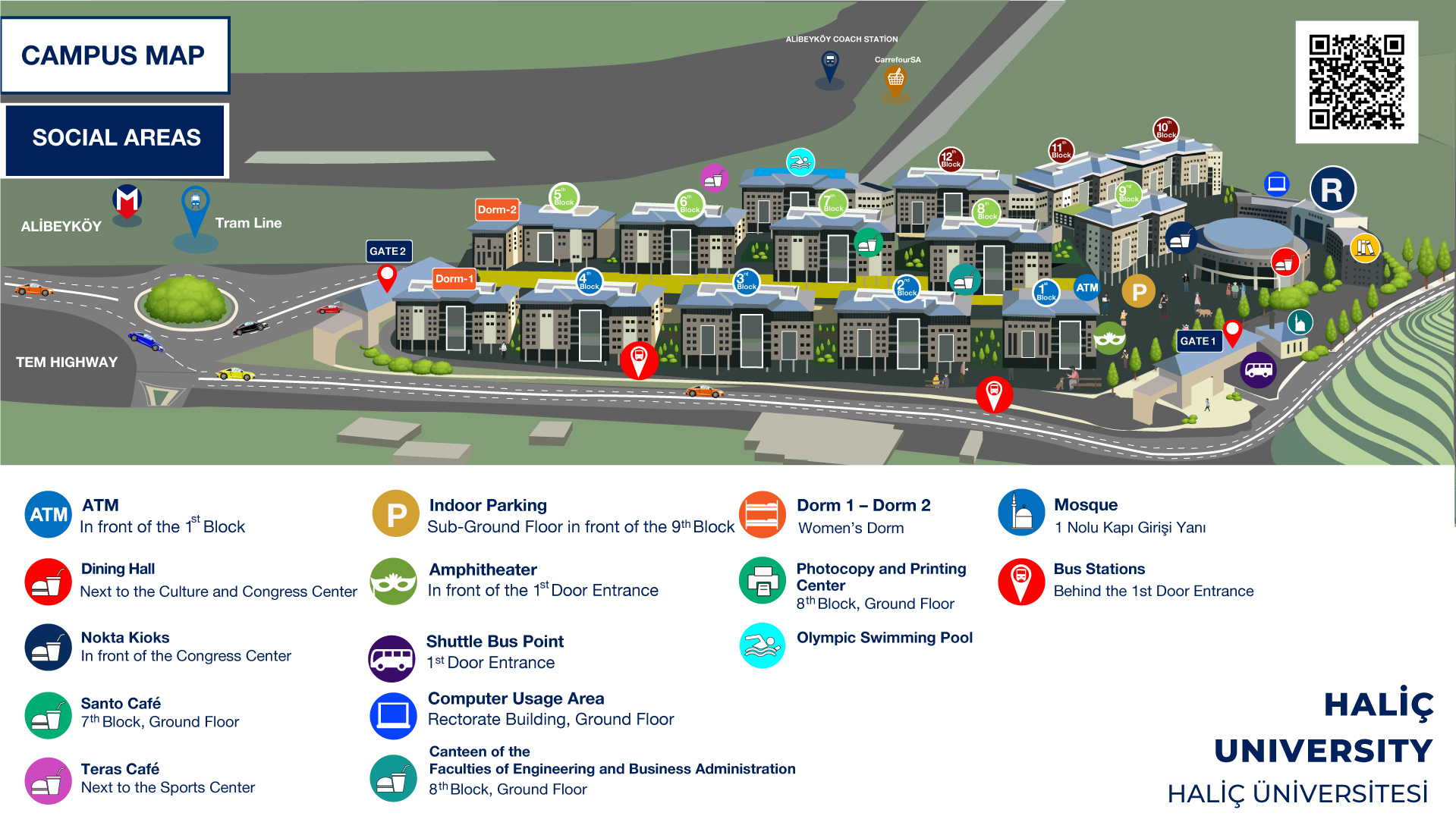 Campus Maps – International Office | Halic University